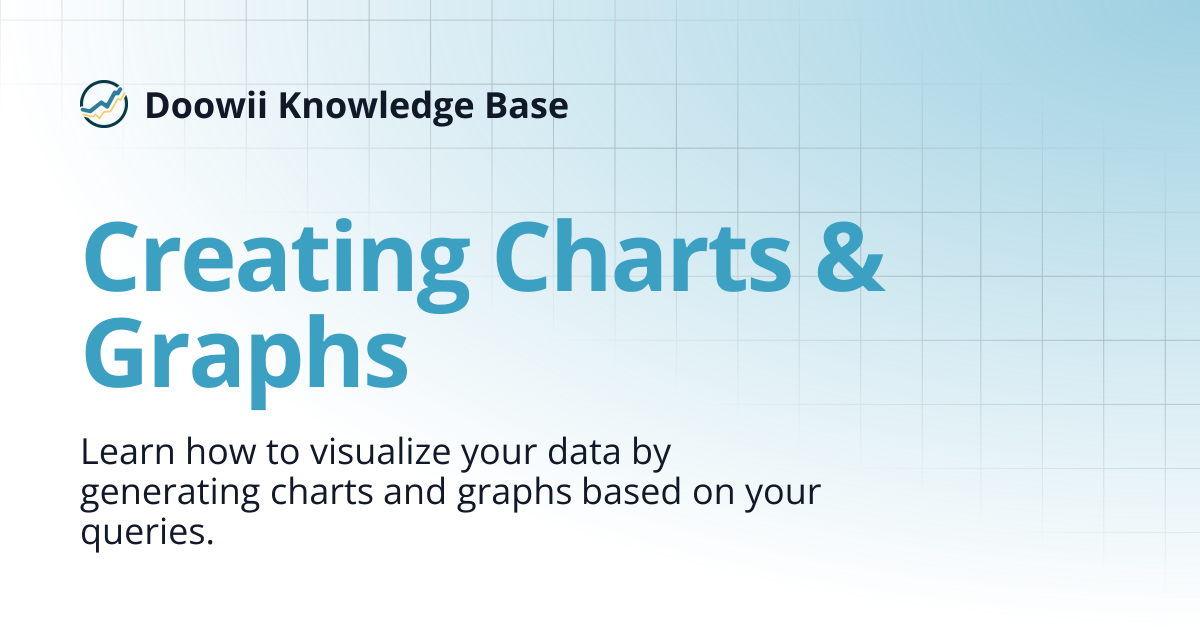 Creating Charts & Graphs | Doowii Knowledge Base
